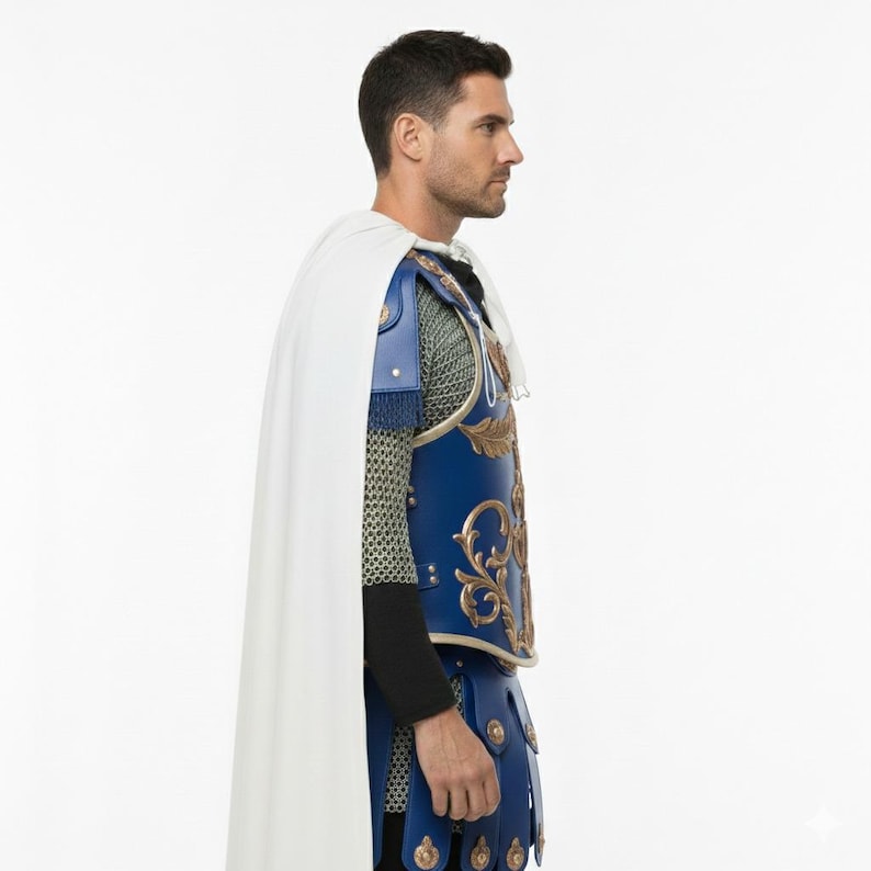 Regal Warrior Armor, Embossed Chest Plate, Sculpted Shoulders ...