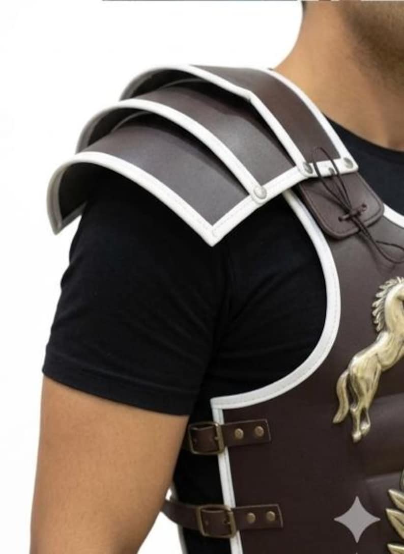 Roman Gladiator Muscle Armor - Ancient Warrior Cuirass With Decorative ...