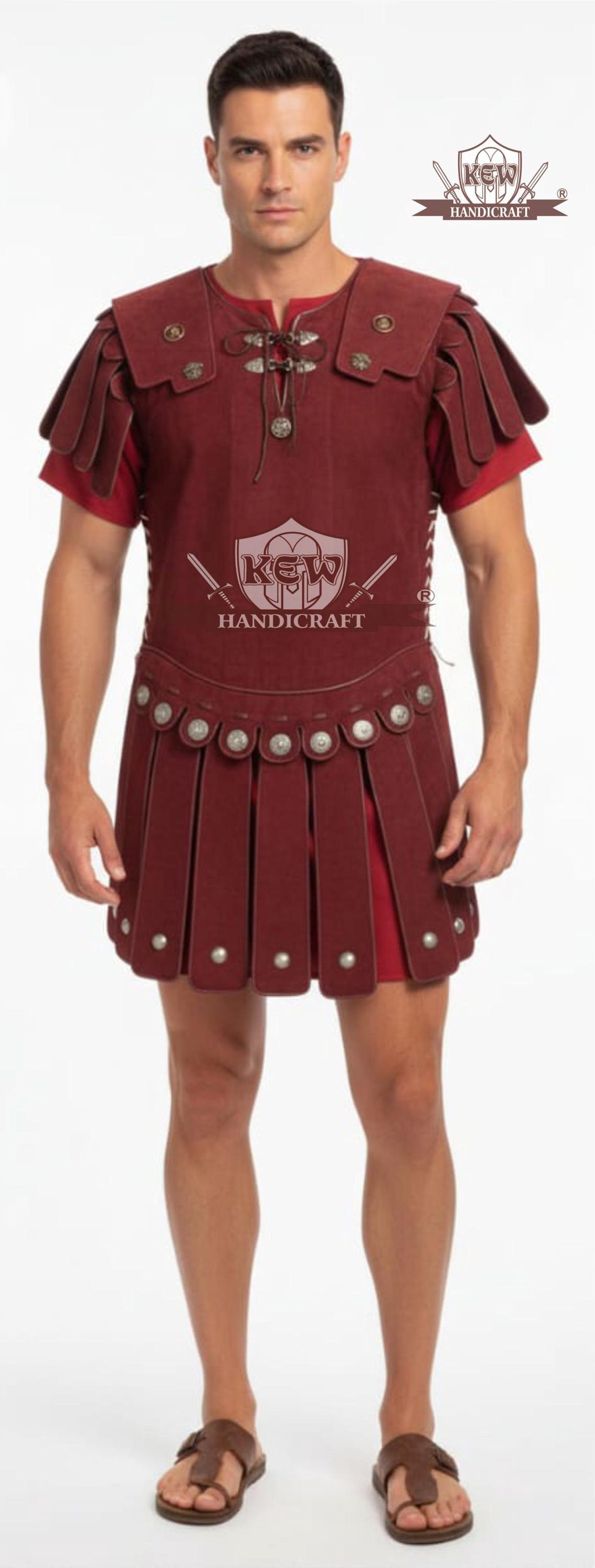 Classic Roman Centurion Leather Armor | Lorica Segmentata Style Cuirass ...