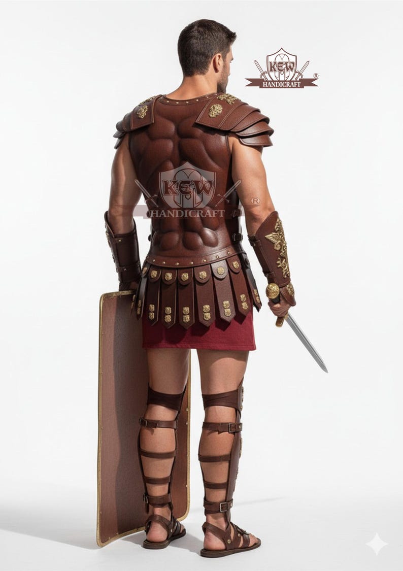 Handmade Roman Legionary Larp Armor, Gladiator Cosplay Costume, Ancient ...