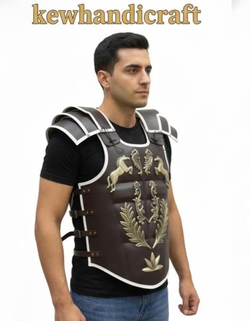 Roman Gladiator Muscle Armor - Ancient Warrior Cuirass With Decorative ...
