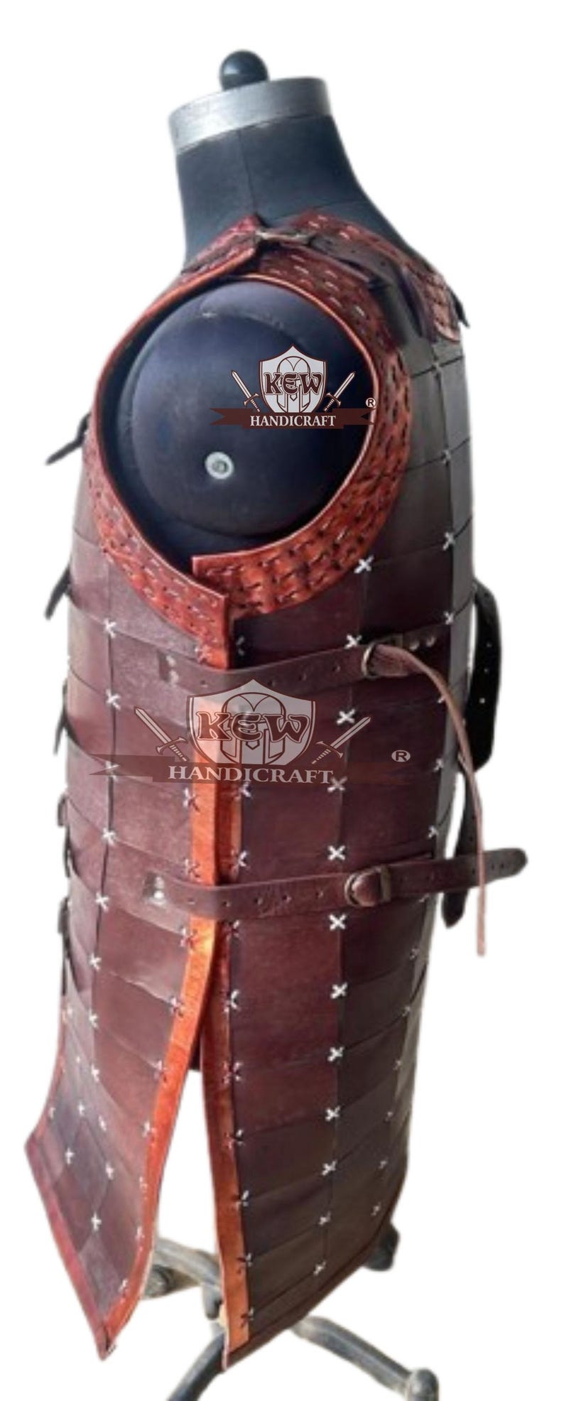 Medieval Lamellar Leather Armor – Handcrafted Warrior Cuirass for LARP ...