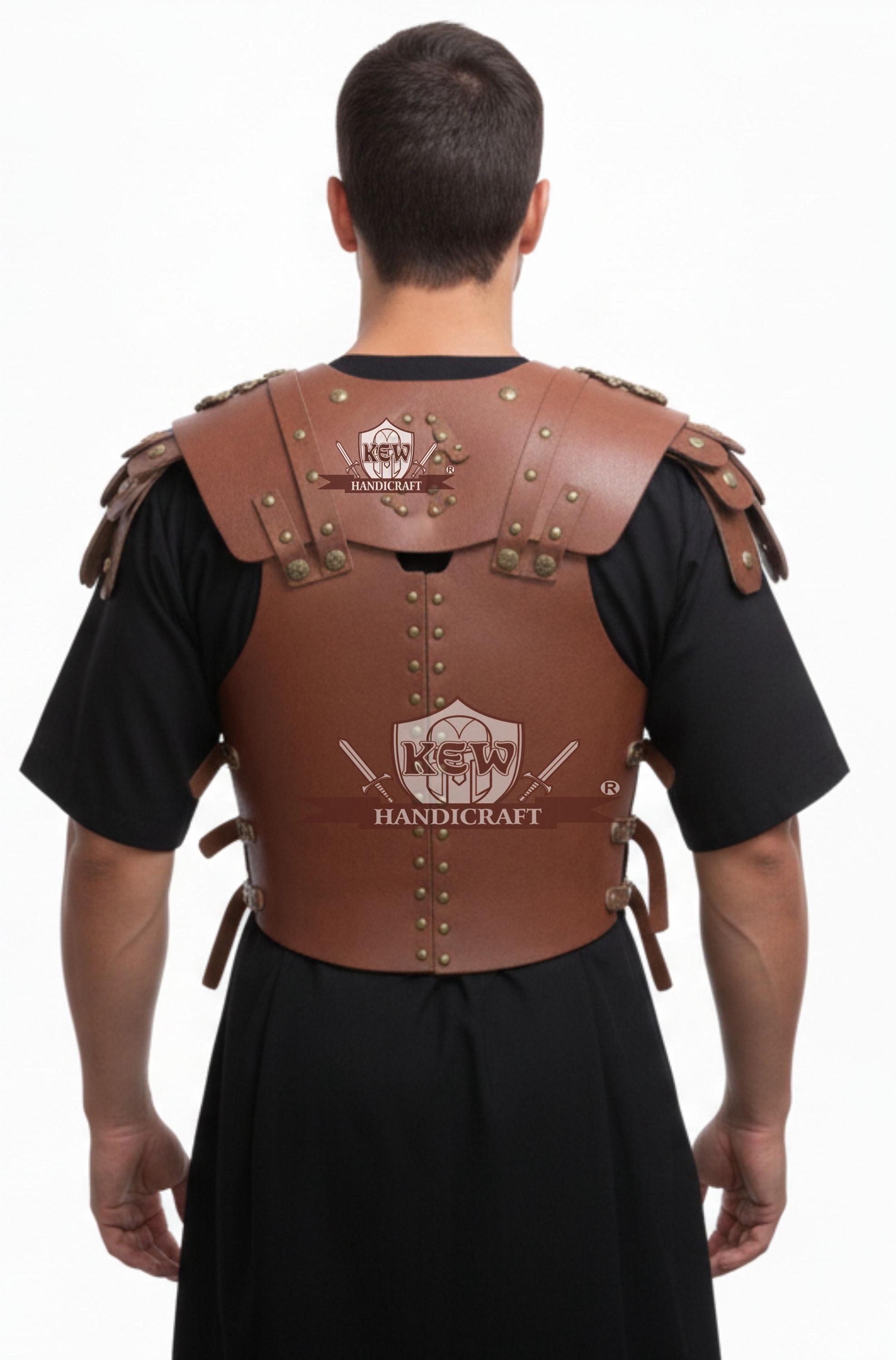 Roman Centurion Leather Body Armor: Medusa Cuirass - LARP Cosplay - Etsy