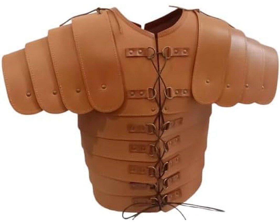 Medieval Leather Lorica Segmentata Body Armor for Collectible Costume ...