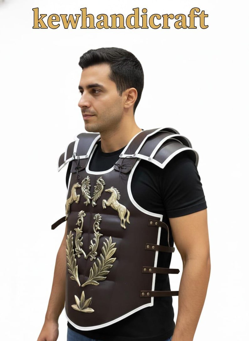 Roman Gladiator Muscle Armor - Ancient Warrior Cuirass With Decorative ...