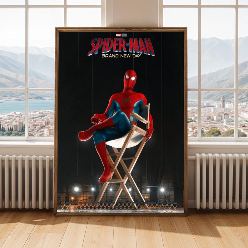 Spider-man Brand New Day Movie Poster | Cinematic Superhero Wall Art ...