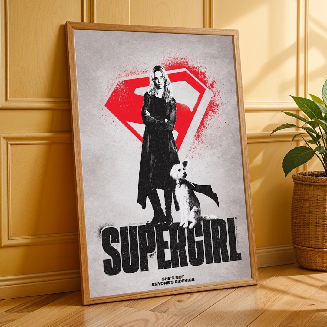Supergirl 2026 Movie Poster - Milly Alcock Kara Zor-el Wall Art - DCU ...