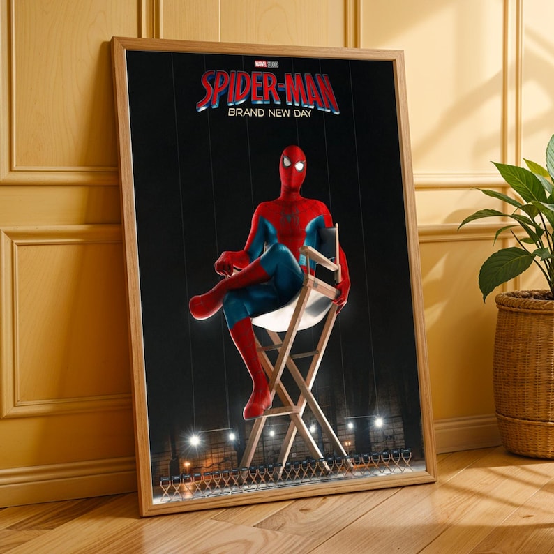 Spider-man Brand New Day Movie Poster | Cinematic Superhero Wall Art ...