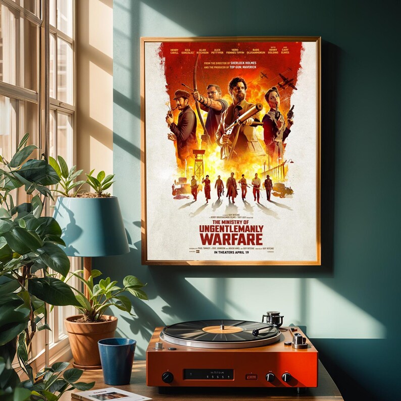The Ministry of Ungentlemanly Warfare Official Movie Poster | Henry ...