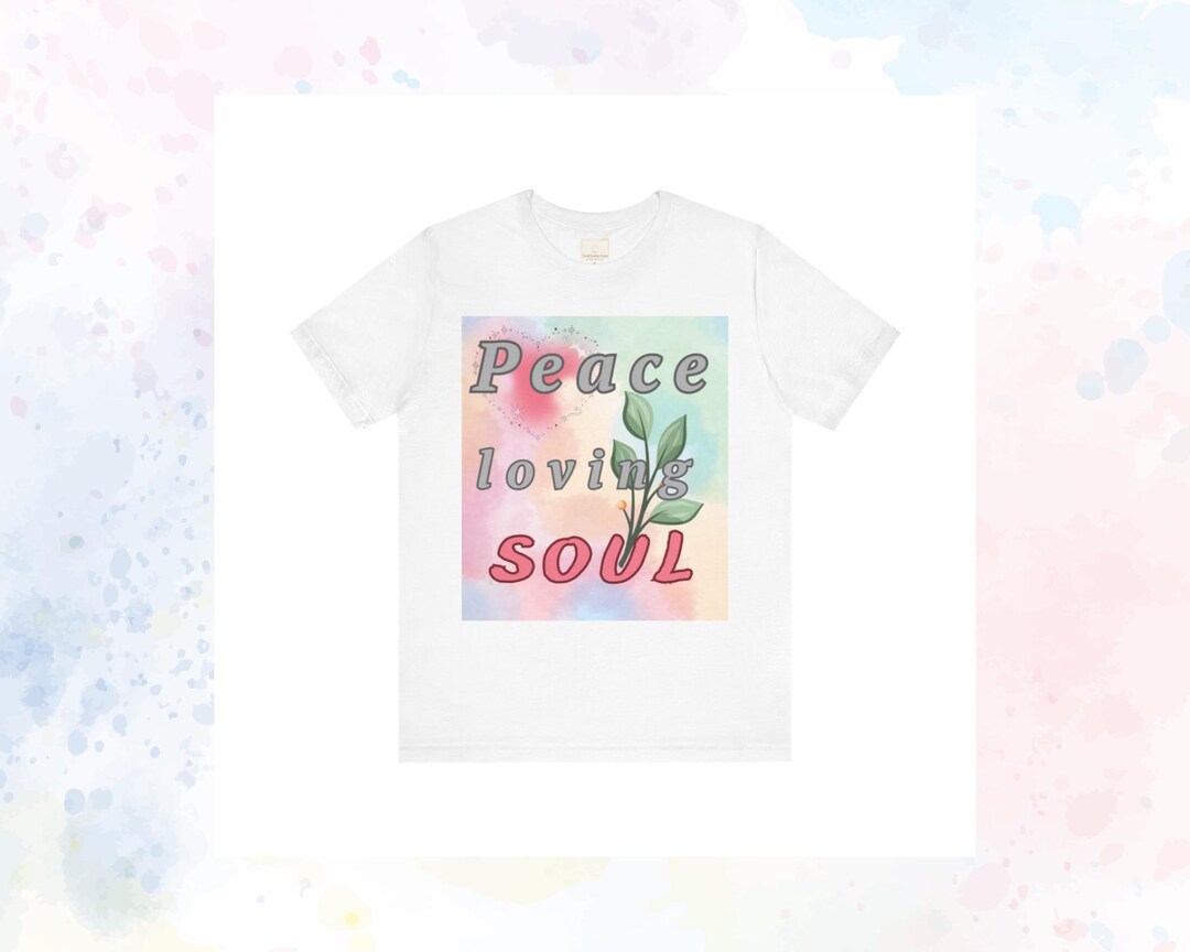 Peace Loving Soul T-shirt: Relaxation Shirt, Self-care Wear, Yoga ...