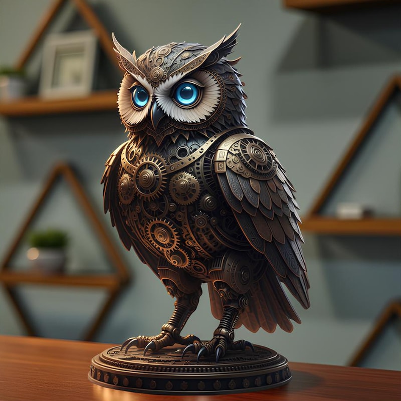 Owl Model Figure - Etsy