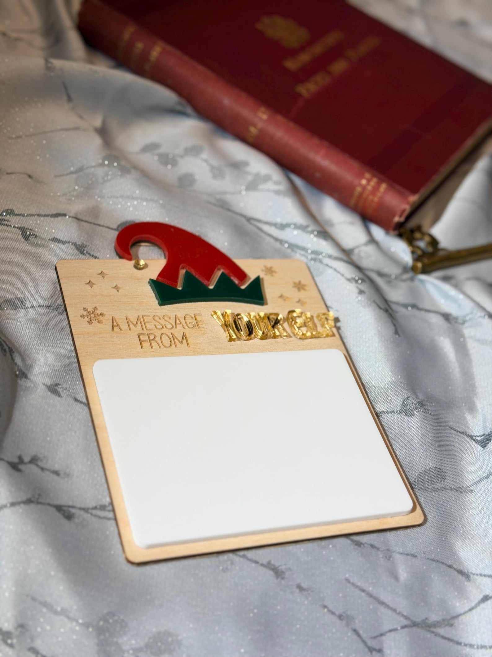 Personalized Elf Message Board – Reusable Christmas Elf Prop - Etsy