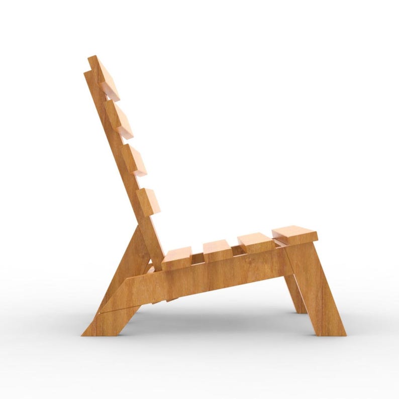 DIY Pallet Lounge Chair Plan | Rustic Outdoor Furniture (PDF Download ...