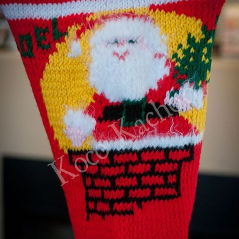 Knit Christmas Stocking Pattern - Etsy