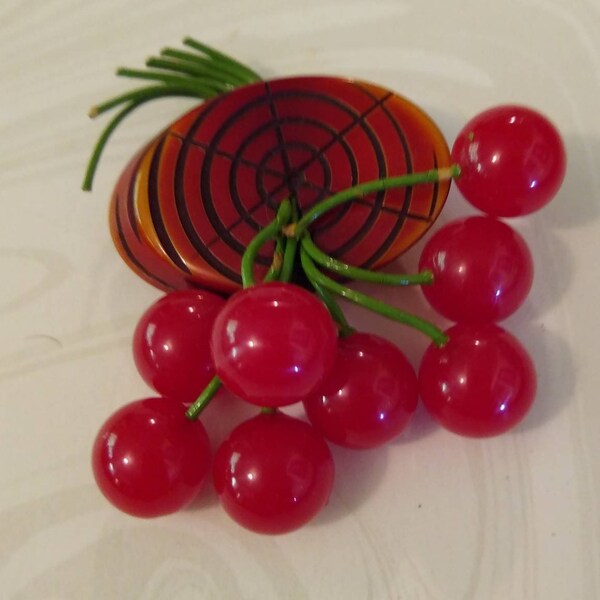 Cherry Red Bakelite - Etsy
