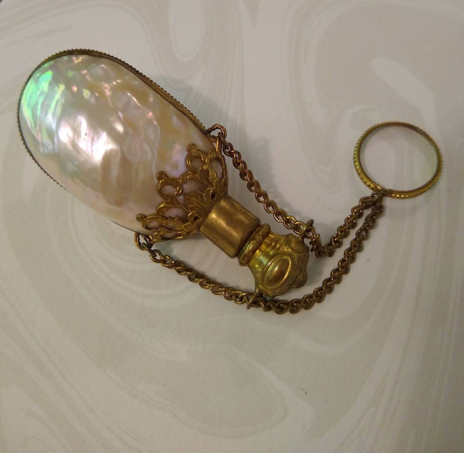 Antique Shell Bottle - Etsy