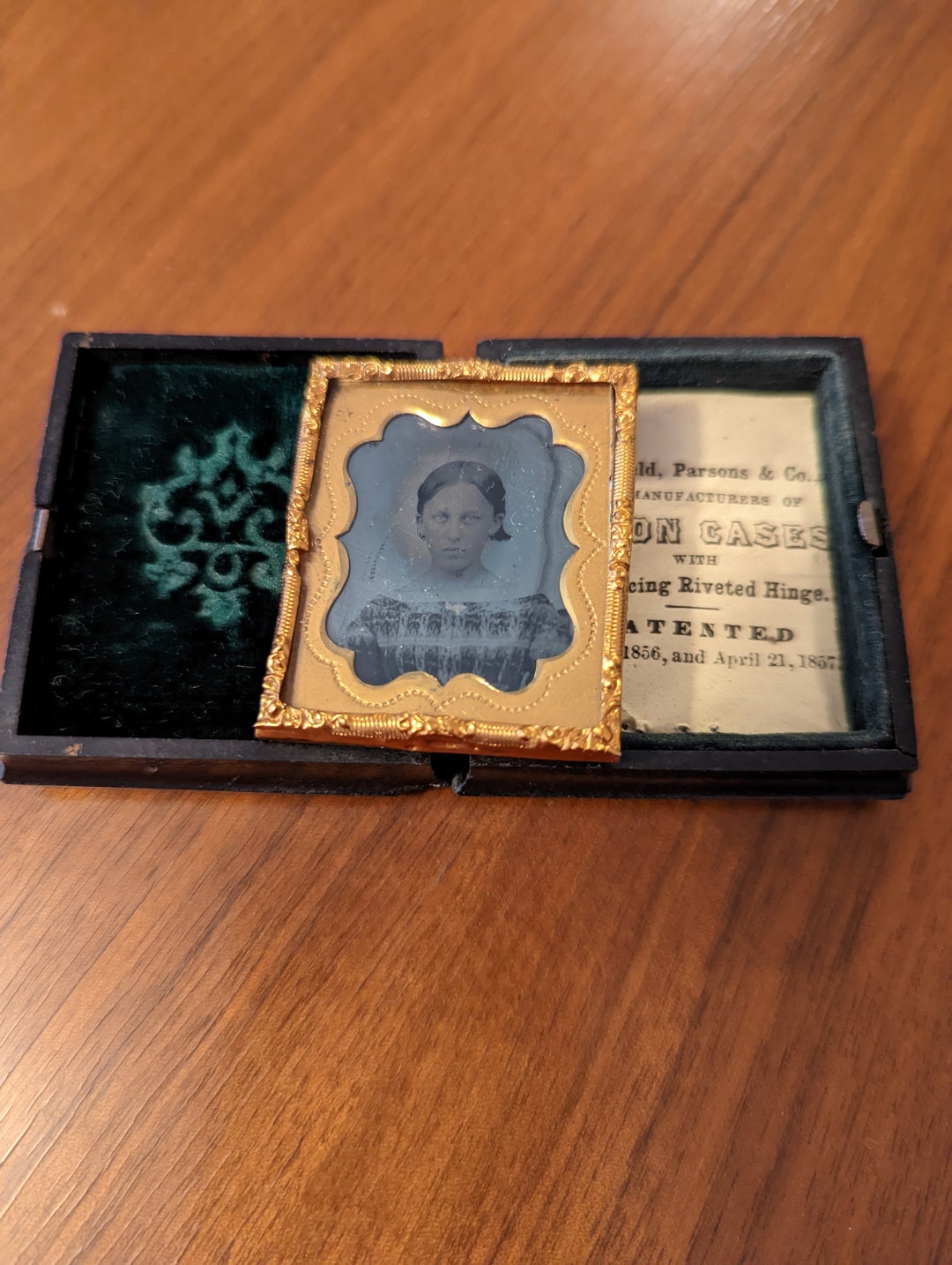 Antique 1856-57 Daguerreotype: Littlefield, Parsons & Co., Genuine ...