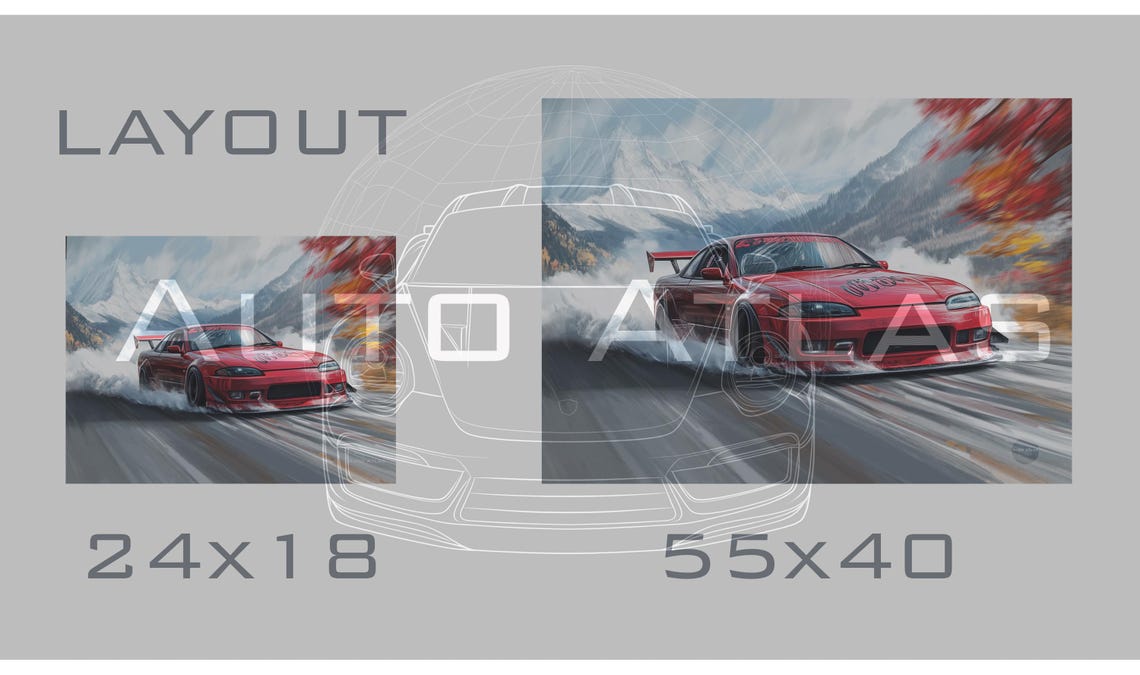 Nissan Silvia S15 on Japanese Mountain Pass – JDM Drift Car Digital ...