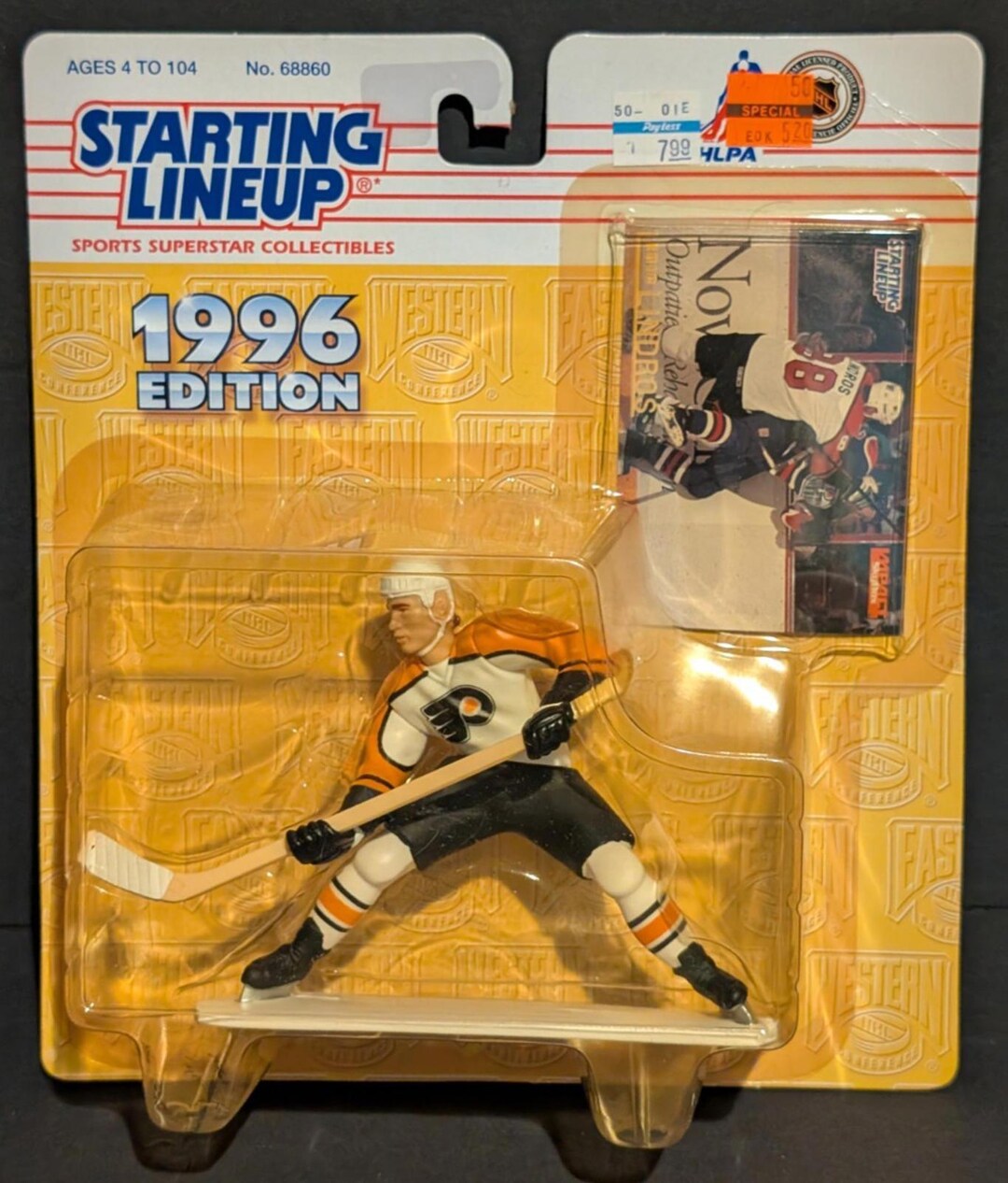 1996 Starting Lineup NHL Eric Lindros Philadelphia Flyers Action Figure ...