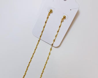 Chain Duster Earrings - Etsy