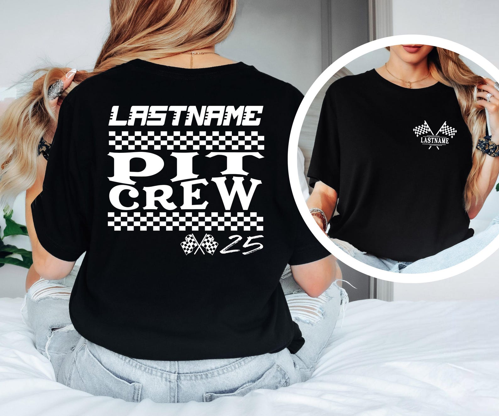 Custom Racing Pit Crew PNG | Personalized Last Name Motocross Family ...