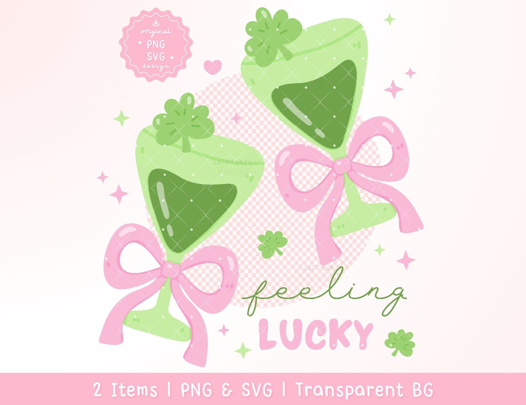 Lucky Potion Clipart – Pastel Clover Bottles PNG SVG for St. Patrick’s ...