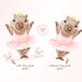 Capybara Ballet Clipart: Watercolor Animals in Tutus (digital Download ...