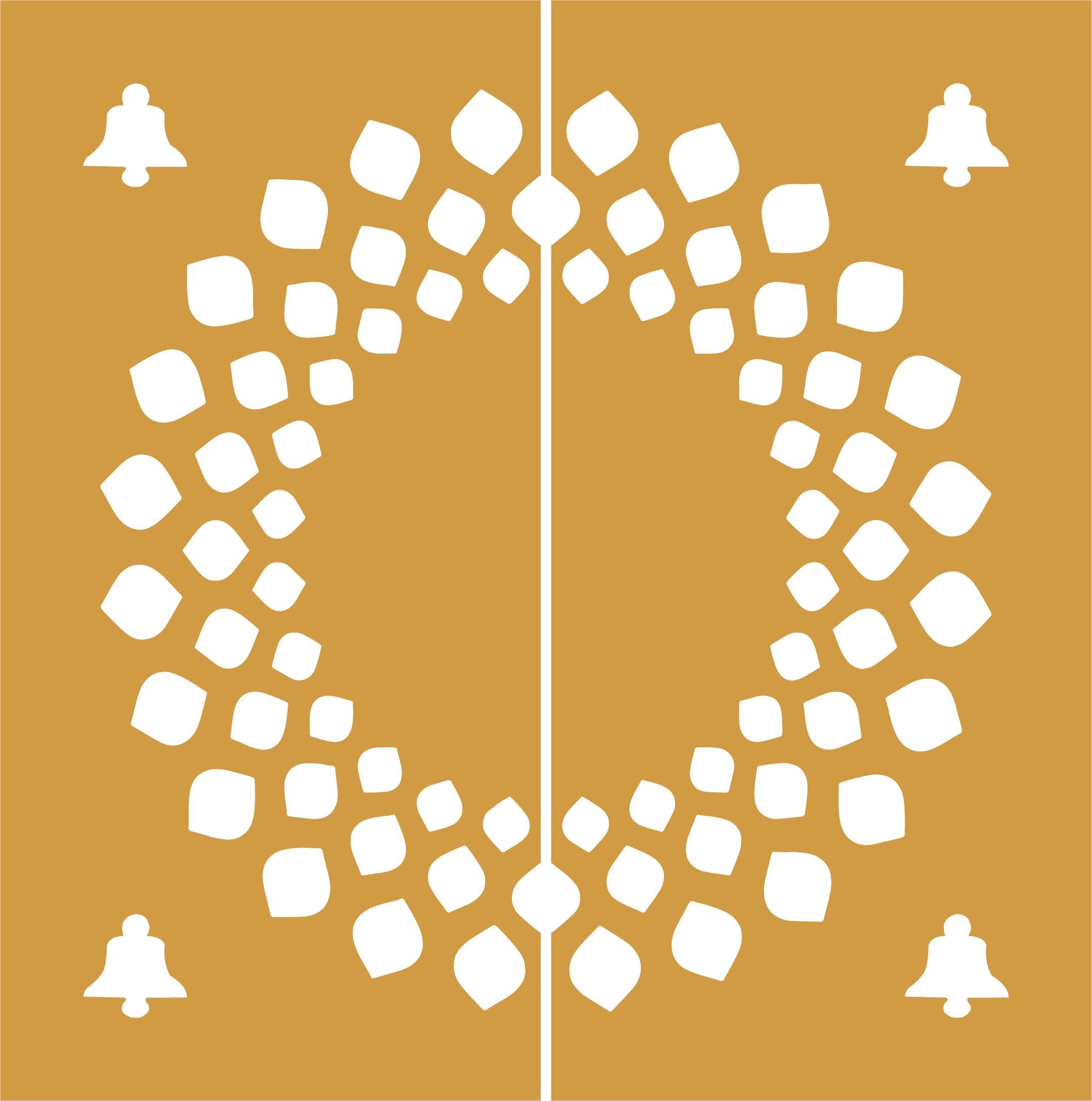 Pooja Unit Door CNC Cutting File DXF/SVG - Etsy