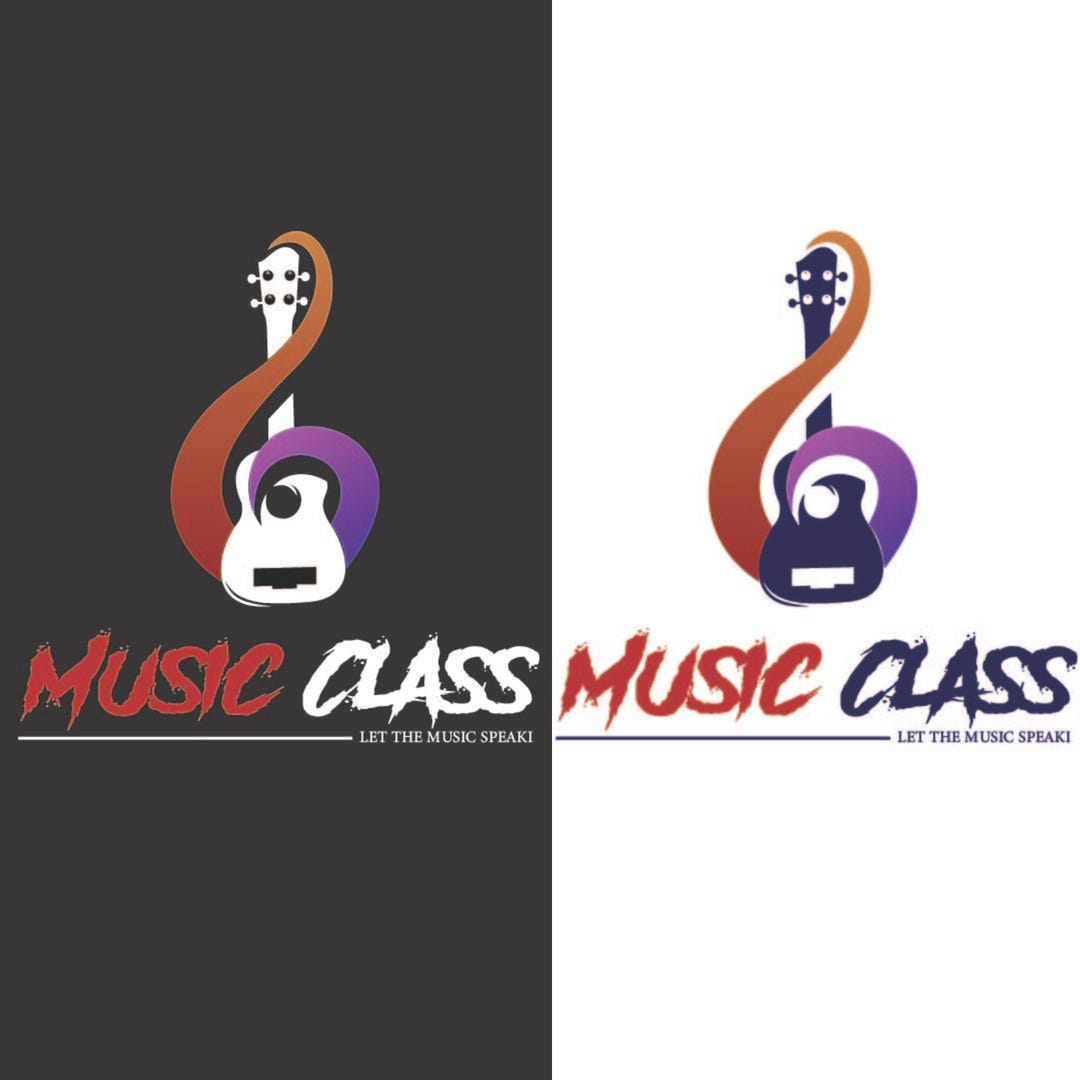 Custom Music Class Logo Design: Personalized Business Branding (digital ...