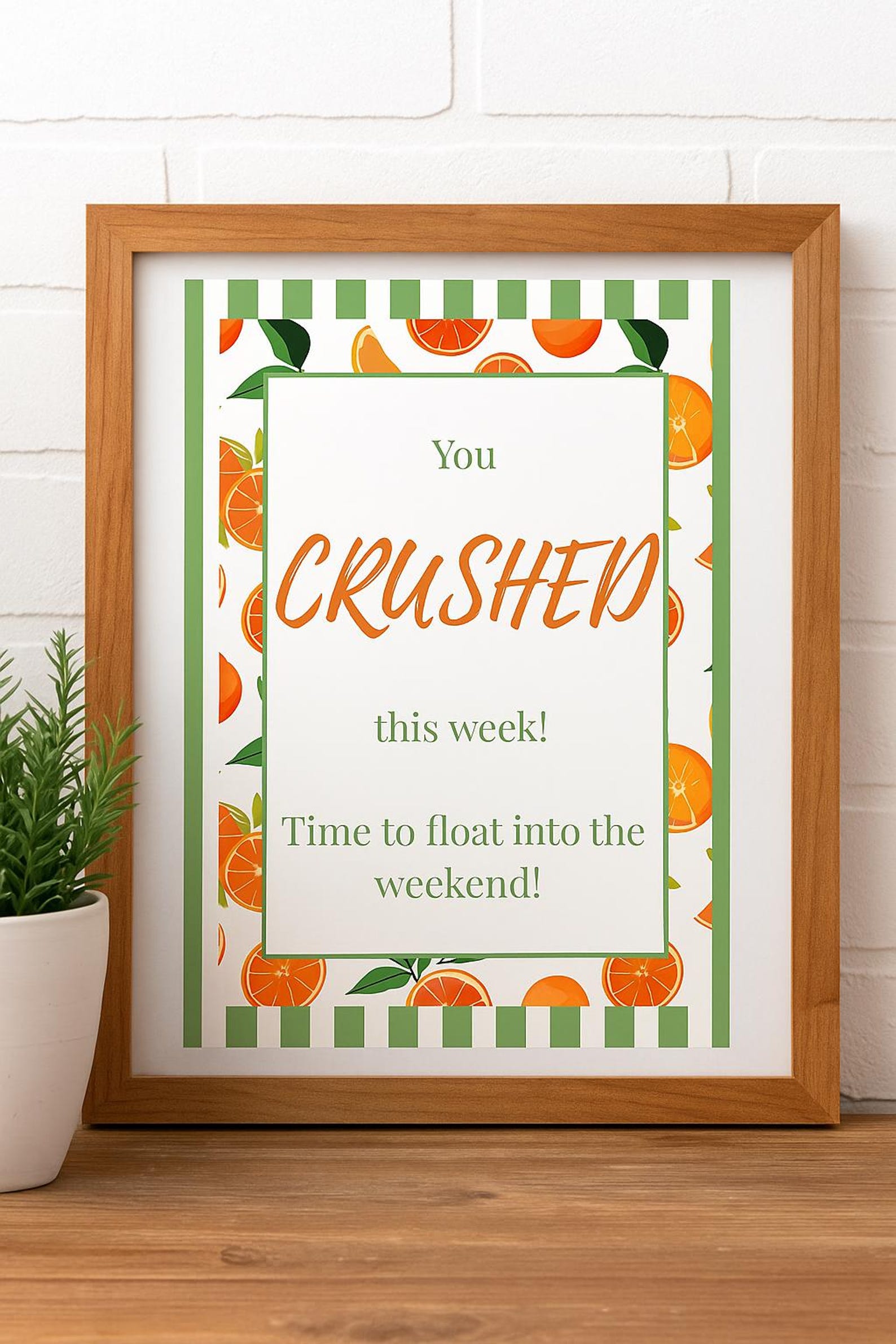 Staff Appreciation 'you Crushed It' Sign: Editable Canva Template ...
