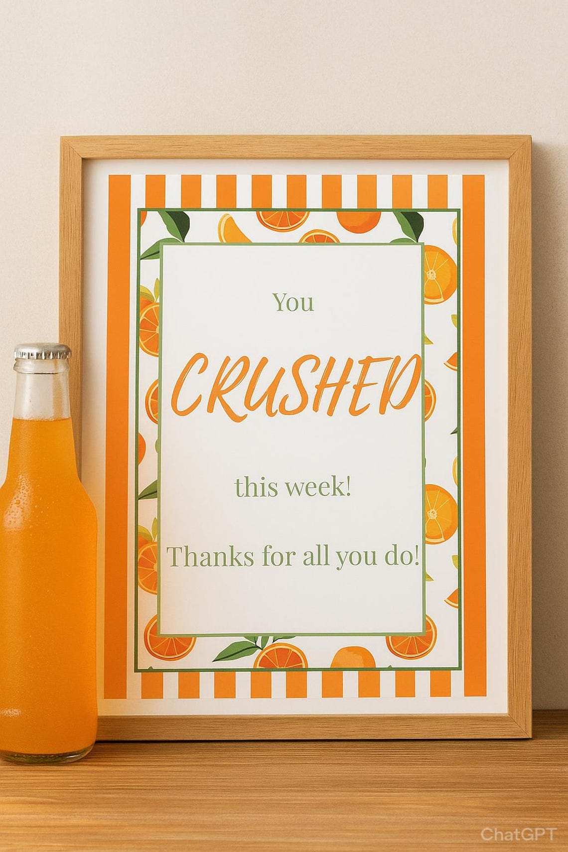 Staff Appreciation 'you Crushed It' Sign: Editable Canva Template ...