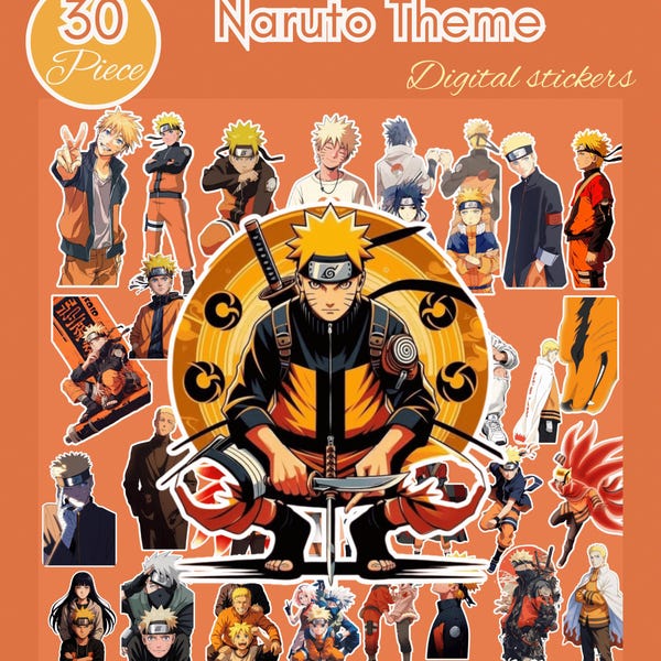Naruto Stickers - Etsy