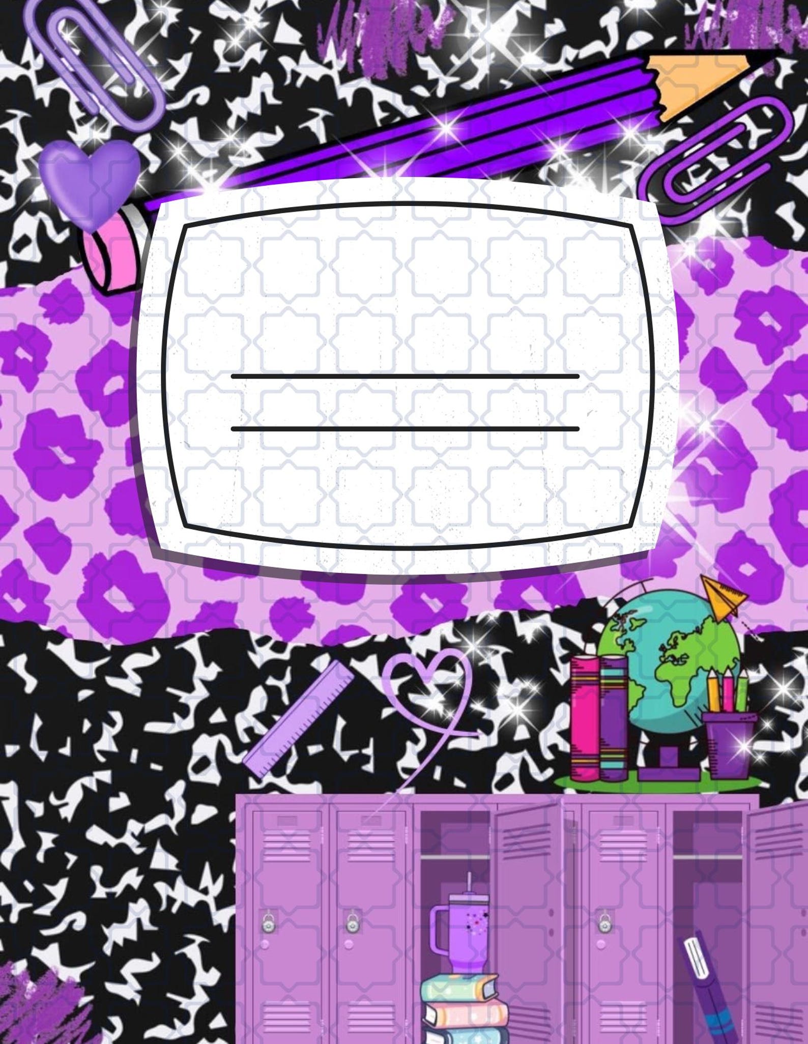 19 Back to School Composition Notebook Covers Pdf - Etsy