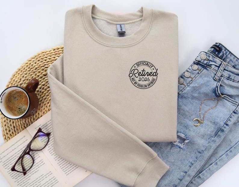 Officially Retired 2026, Funny Retirement Gift - Etsy