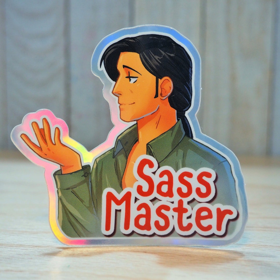 Sass Master 3 Vinyl Sticker - Etsy