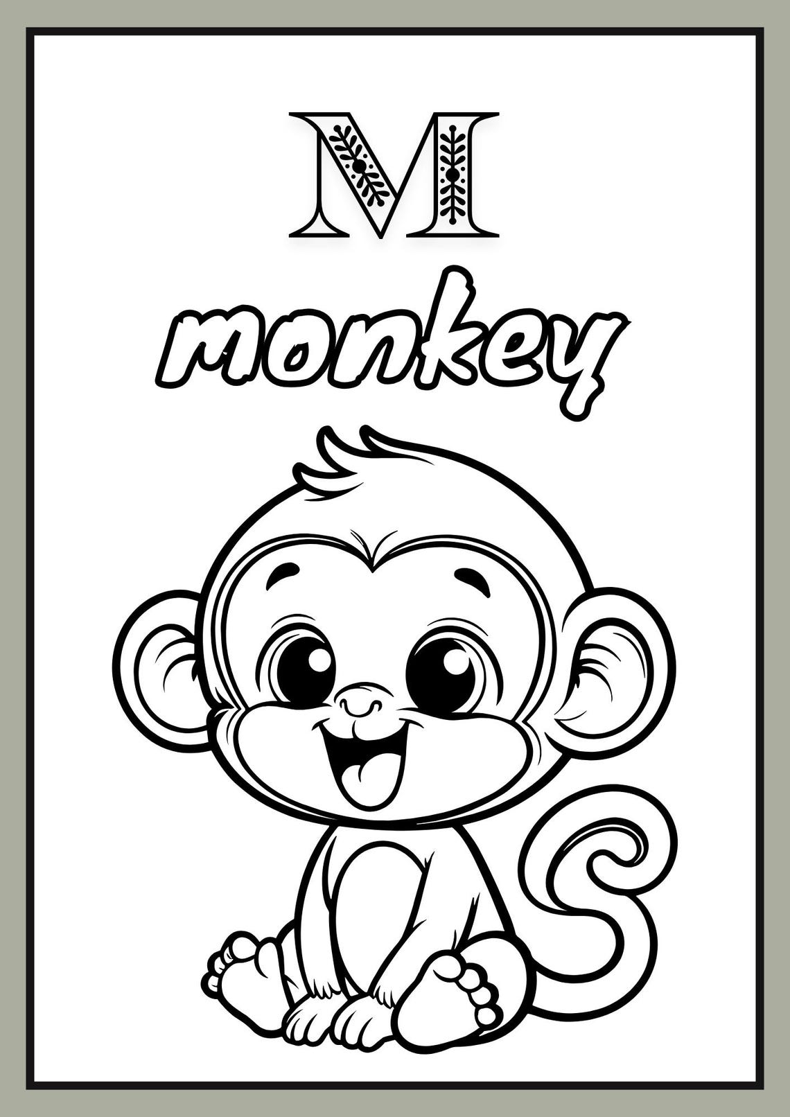 Alphabet Animals Coloring Book for Kids - A Fun Way to Learn Abcs! 26 ...