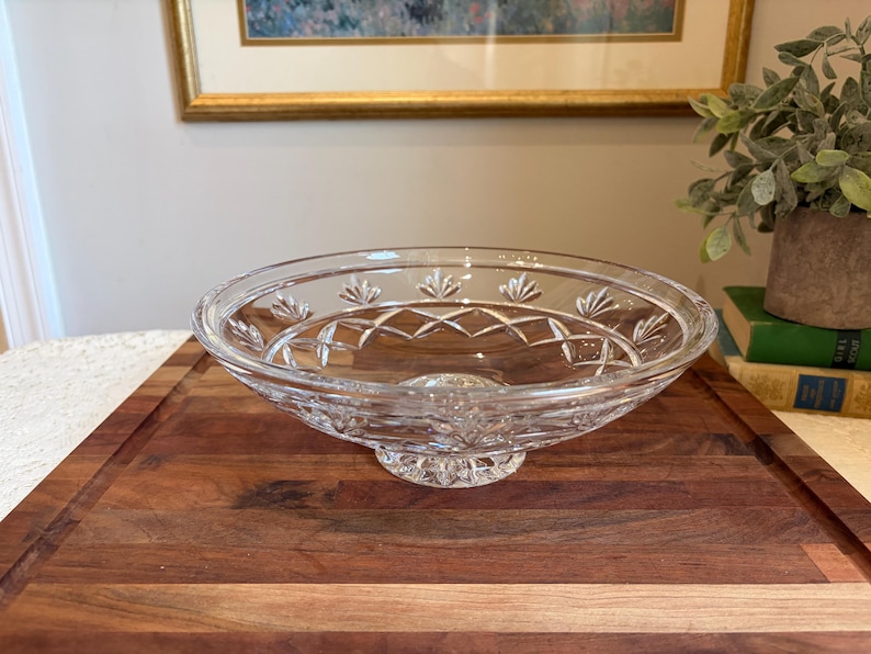 Waterford Keane Crystal Candle Floater 10” | Fruit Bowl Centerpiece - Etsy