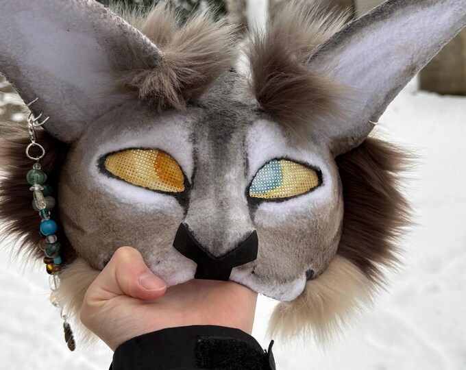 HQ Fluffy Cat Mask !! - Etsy