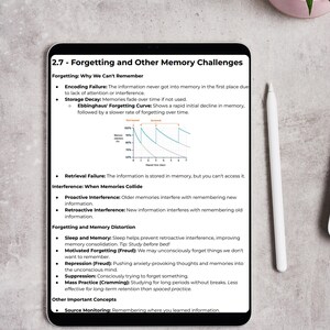 AP Psychology Handwritten Notes and Study Guide (2025–2026) | AP Psych ...