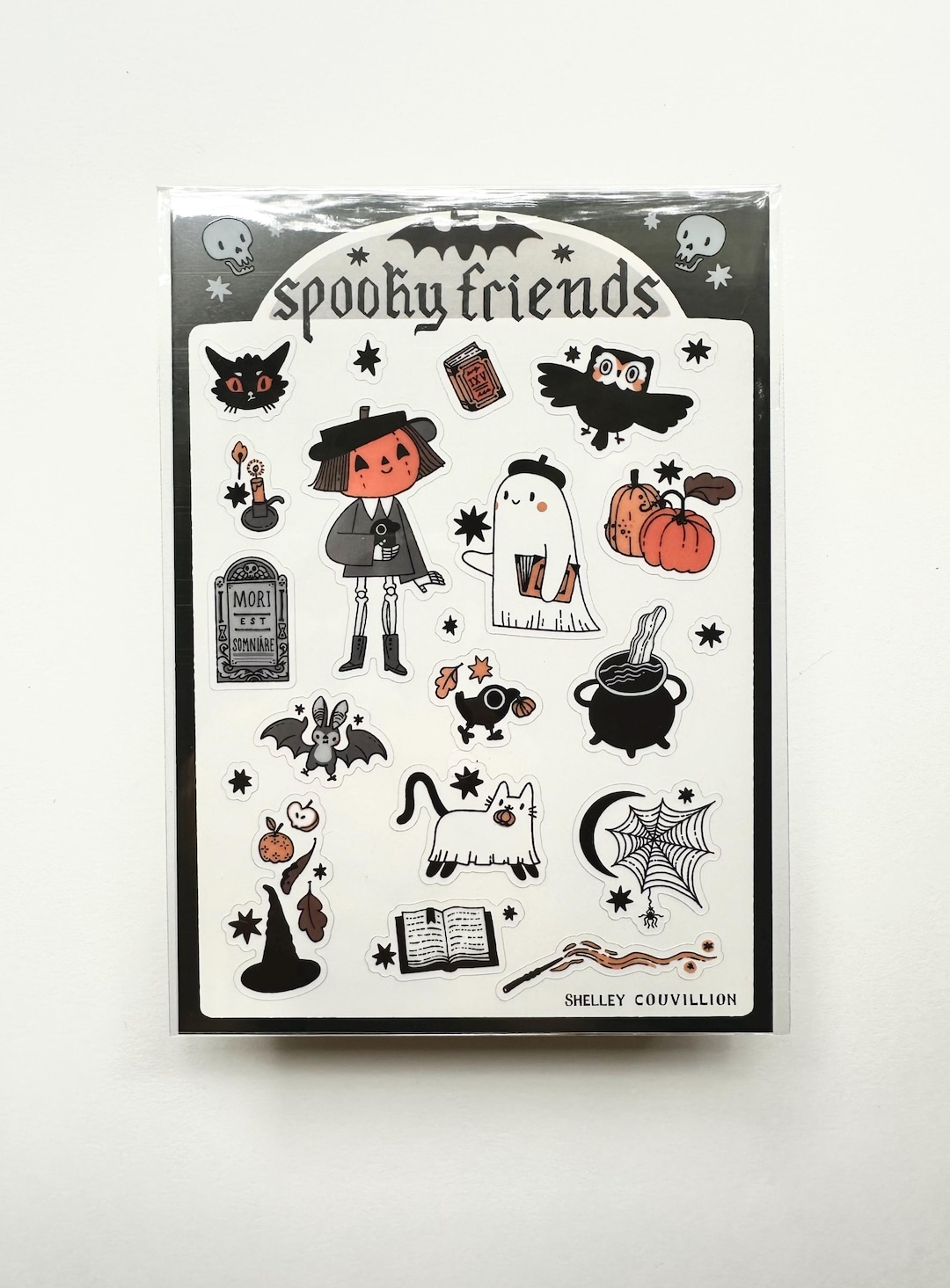 Spooky Friends Sticker Sheet - Etsy
