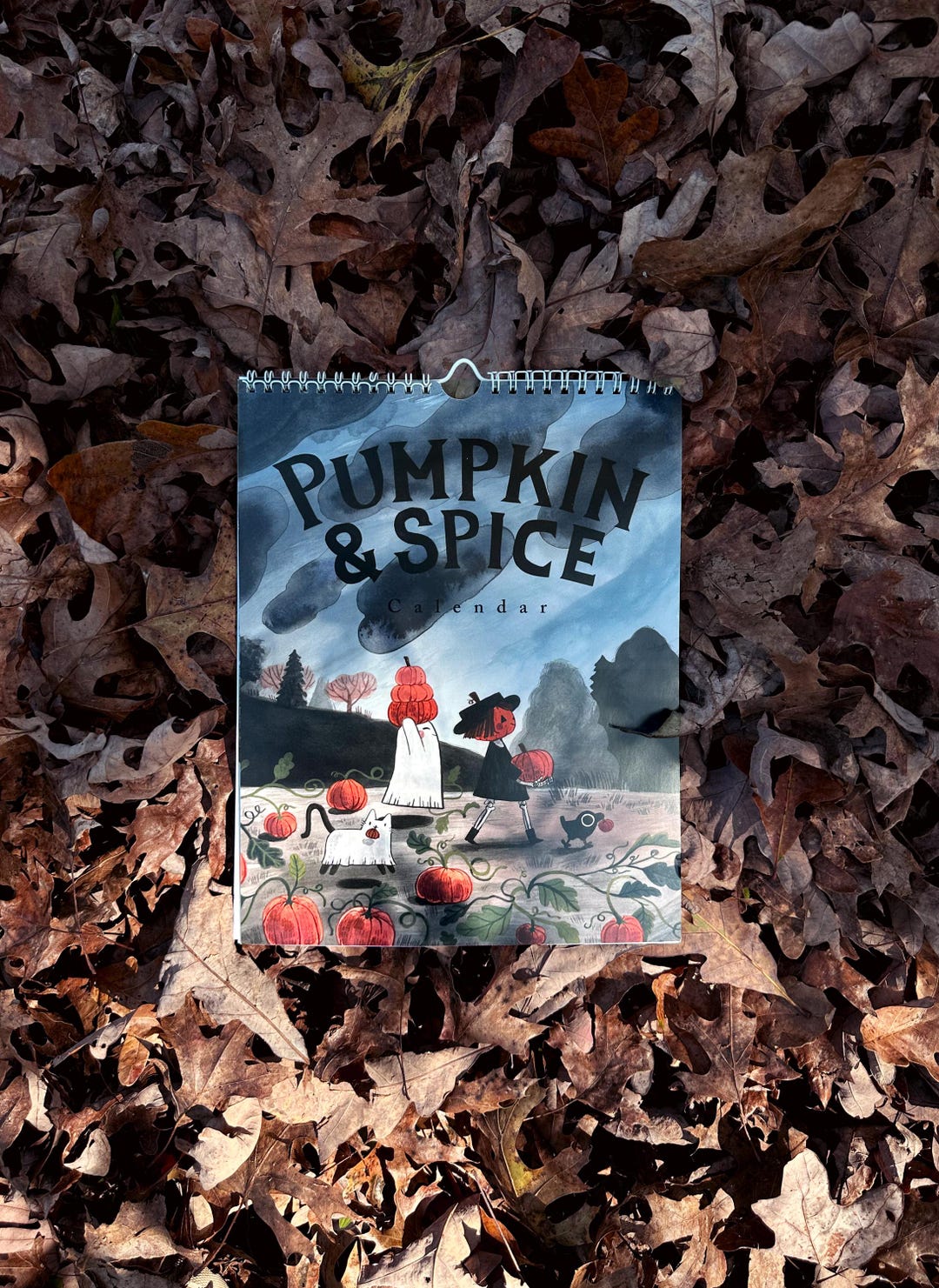 Pumpkin and Spice Calendar - a Spooky Cute 2025 Calendar - Etsy