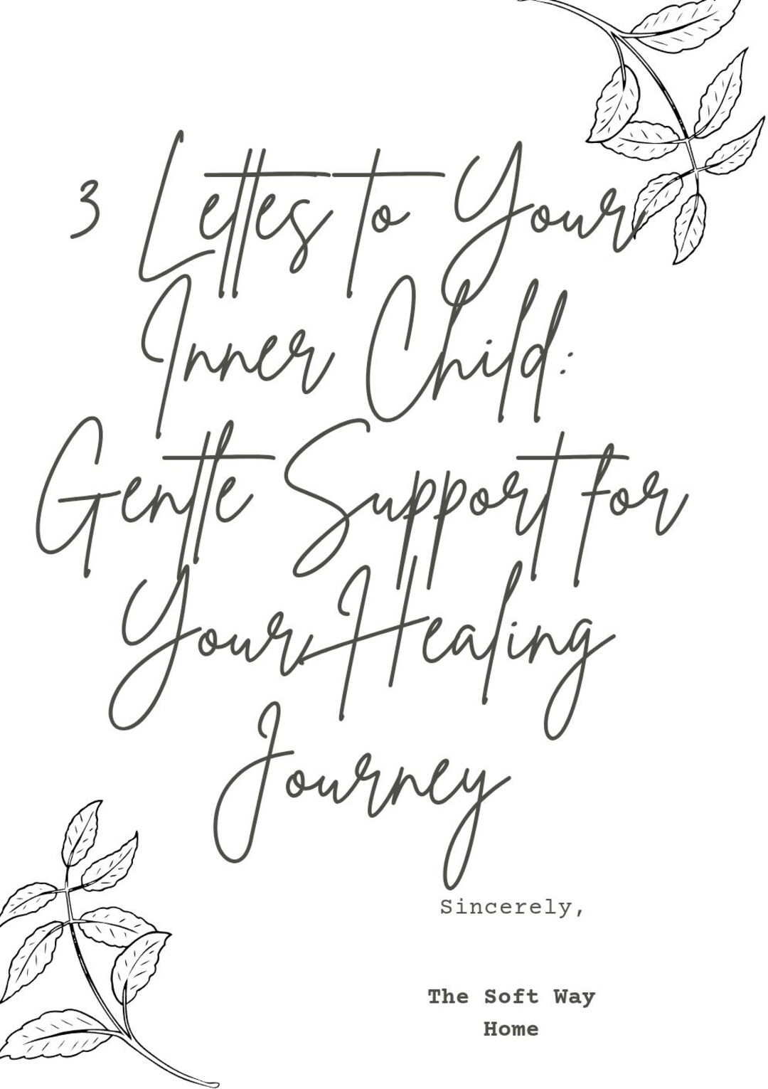 Gentle Letters for Inner Child Healing | PDF Bundle With Healing ...