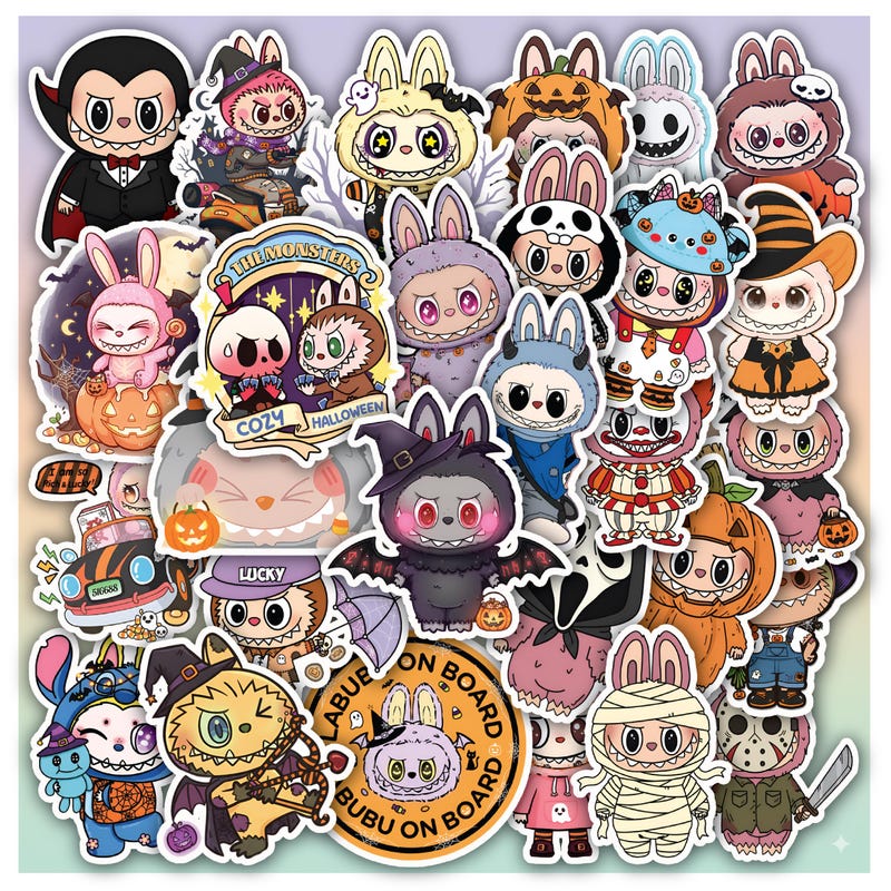 Labubu Faces Png - Etsy