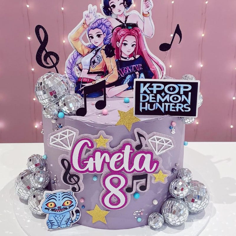Kpop Demon Hunters Cakes - Etsy UK