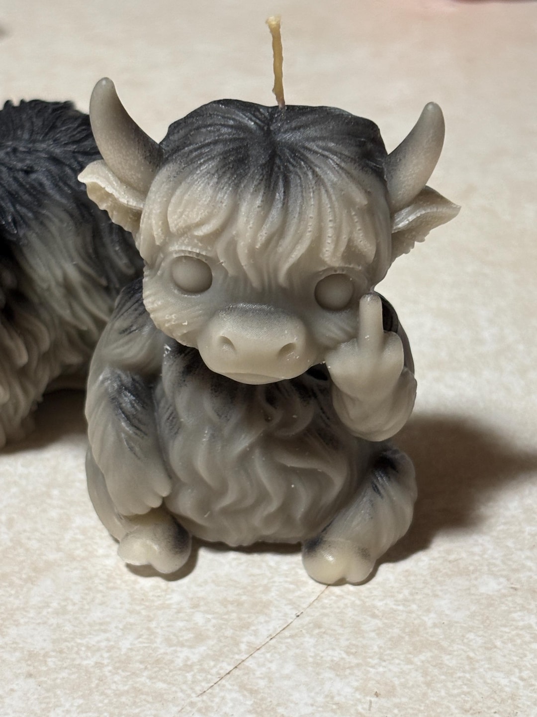 Handmade Adult Highland Cow Candle - Etsy