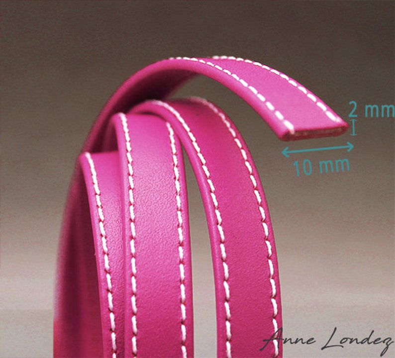 Purple Leather Strap 10x2mm Purple Flat Leather Cord Leather - Etsy