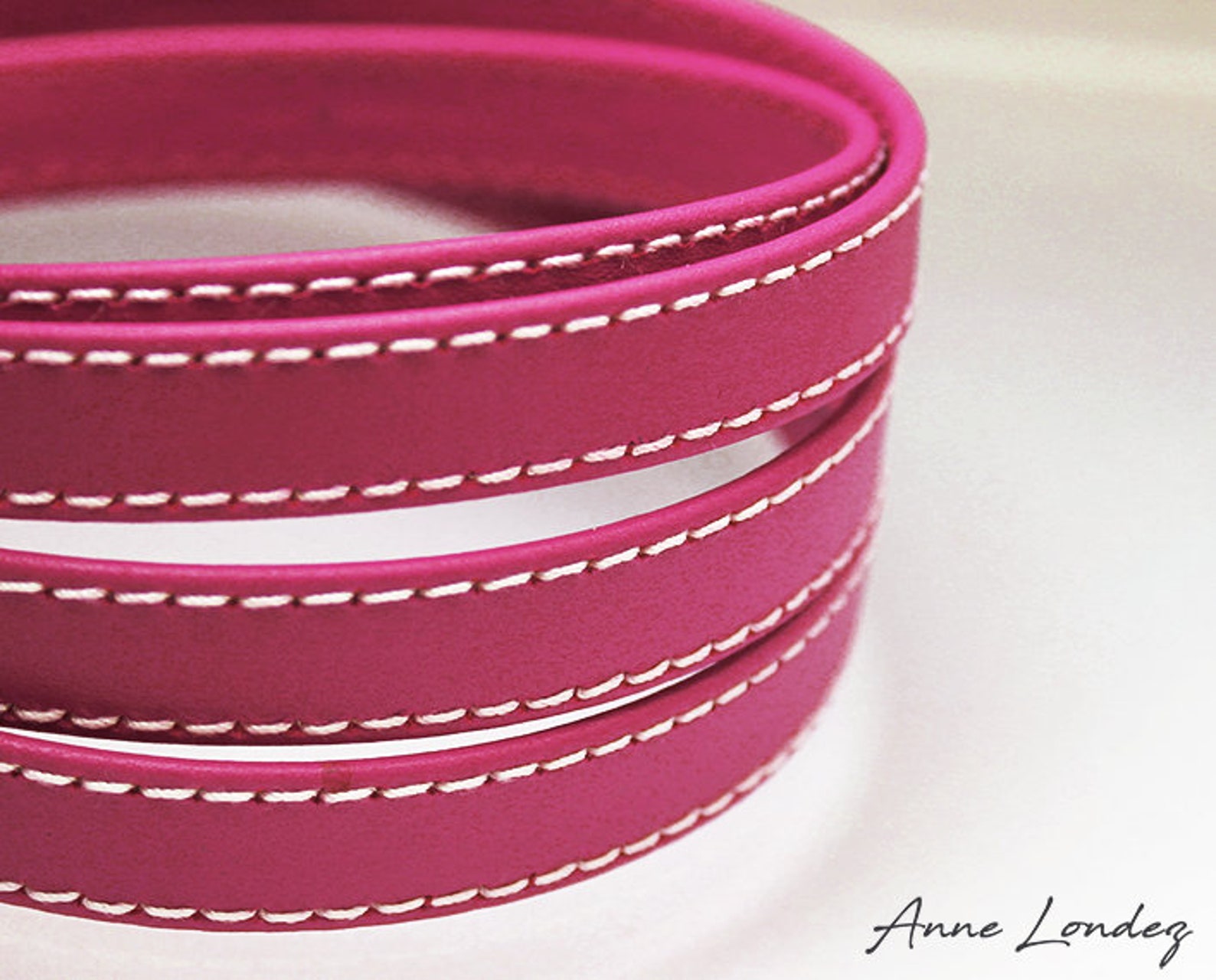 Purple Leather Strap 10x2mm Purple Flat Leather Cord Leather String Hot ...