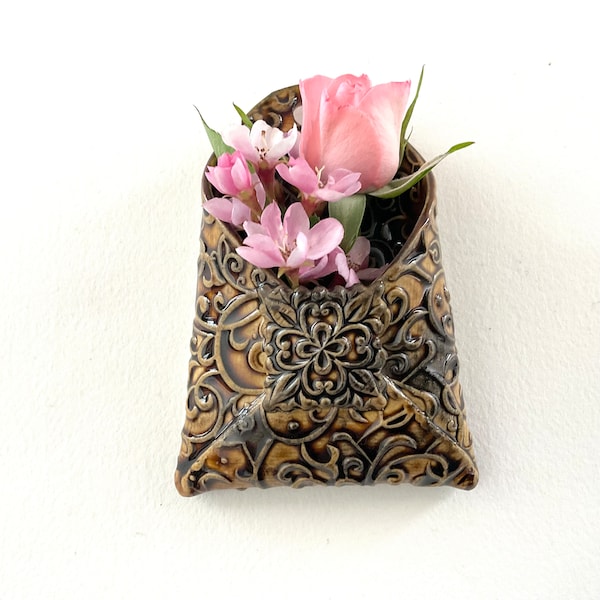 Ceramic Wall Pockets - Etsy