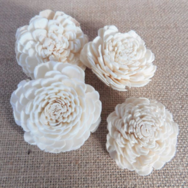 Tapioca Wood Flowers - Etsy