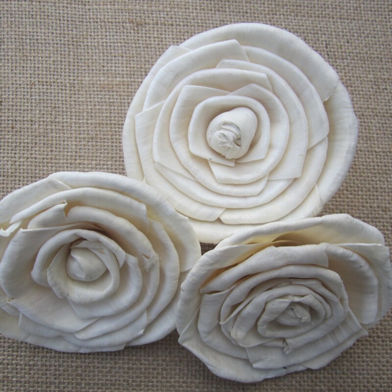 Tapioca Wood Flowers - Etsy
